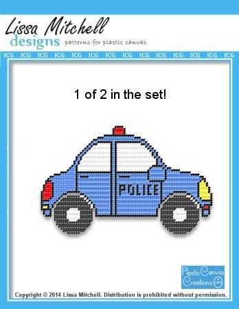 "Protect & Serve Police Car Wall Hanging"