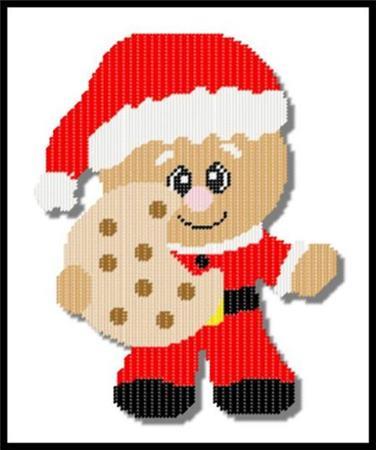 Santa's Candy Helper 1 | Plastic Canvas Pattern