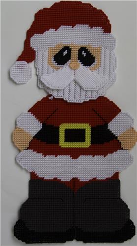 "Santa Wall Hanging" | Plastic Canvas Pattern