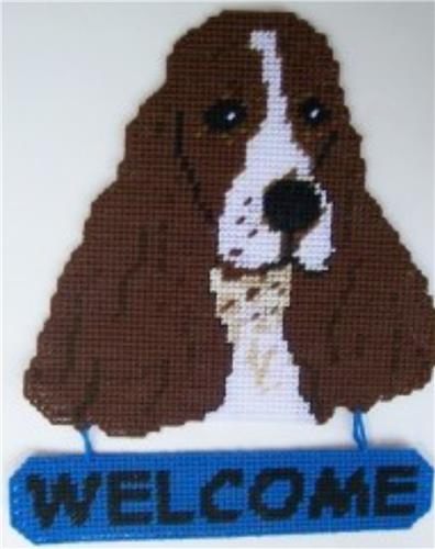 "Springer Spaniel Welcome Sign"
