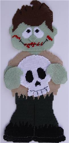"Halloween Zombie Boy Wall Hanging"