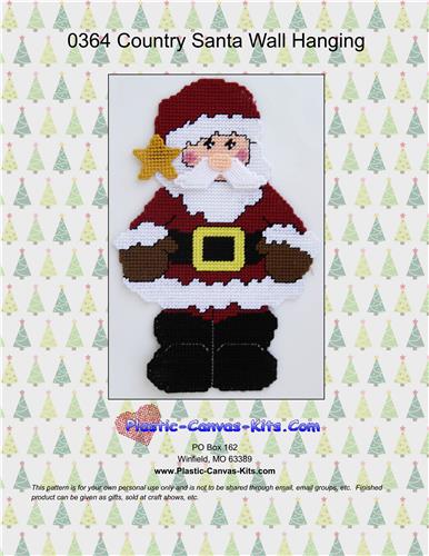 "Country Santa Wall Hanging"