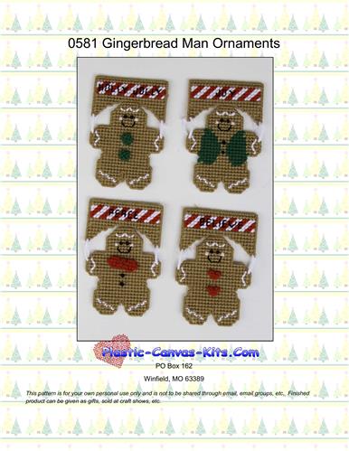 "Gingerbread Man Christmas Ornaments"