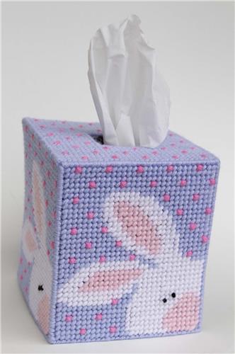 "Peeking Easter Bunny Tissue Topper"