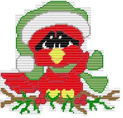 "My Pal Cardinal" | Plastic Canvas Pattern
